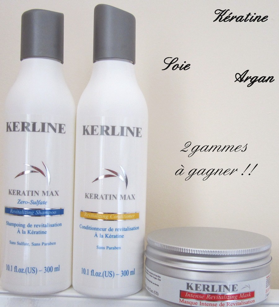 La gamme Kerline à la kératine : le concours !! [TERMINÉ] - Lipig Kafé